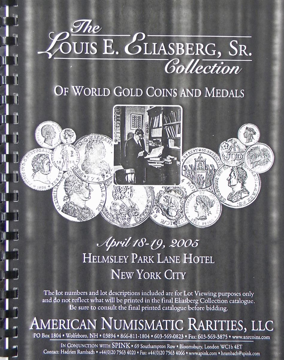 Annotated Proof of the Eliasberg World Coin Sale