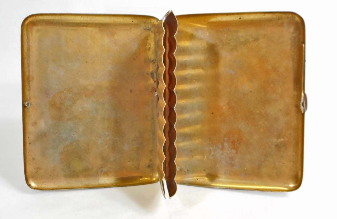 GERMAN NAZI ARMY INFANTRY OFFICERS CIGARETTE CASE