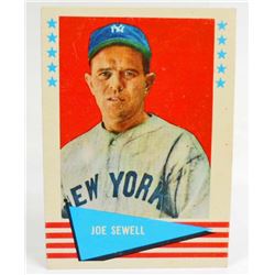 1961 FLEER JOE SEWELL #76 BASEBALL CARD