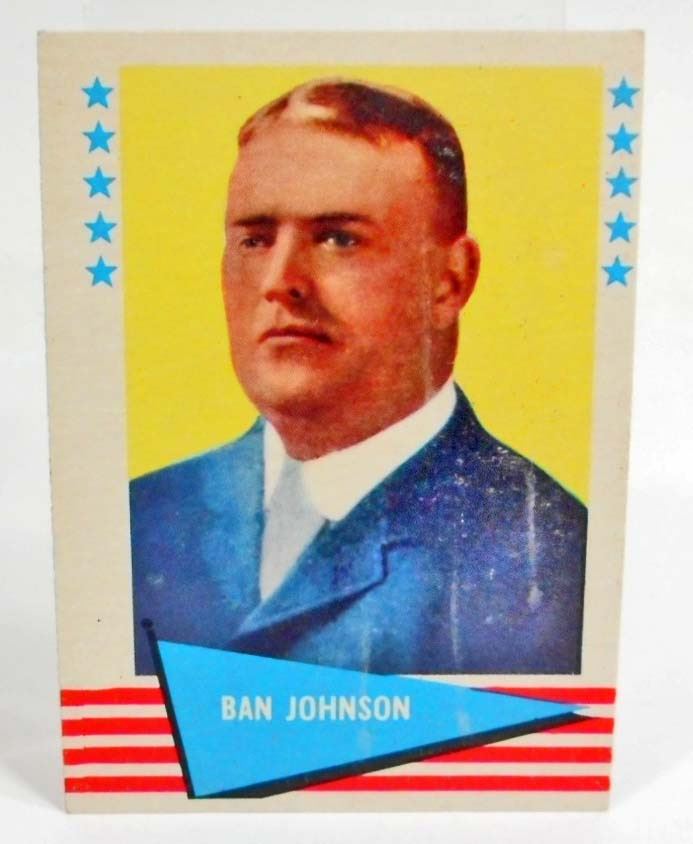 1961 FLEER BAN JOHNSON #48 BASEBALL CARD