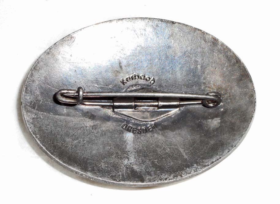 GERMAN NAZI GRAF ZEPPELIN AIR SHIP COMMEMORATIVE FLIGHT BADGE