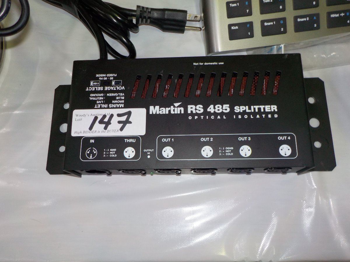 MARTIN RS 485 SPLITTER, OPTICAL ISOLATED, 4 CHANNEL OPTO