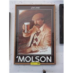 1986 Glenn Green "Molson" poster
