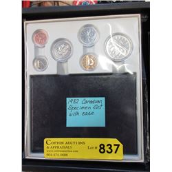 1982 Canadian specimen set