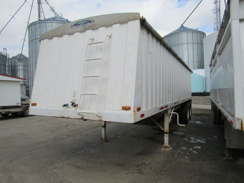 1994 Jet 30ft Steel Hopper Bottom Trailer