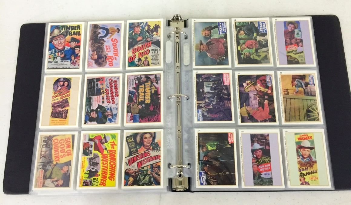 Cowboy Trading Cards Booklet