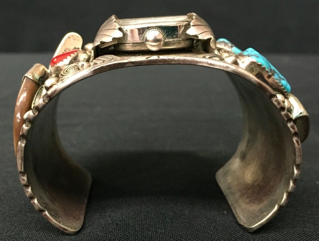 Vintage Navajo Watch Cuff – Signed