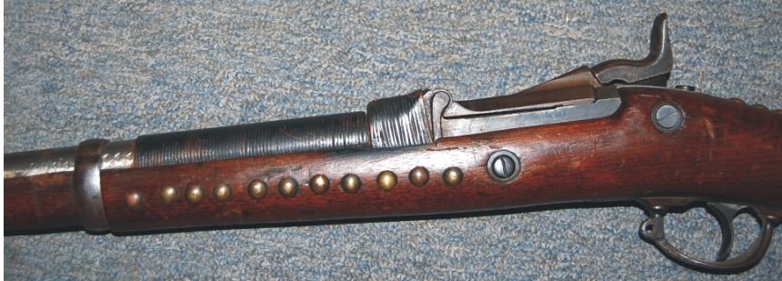 Seminole 1873 Springfield 45-70 square pegged tacked rifle