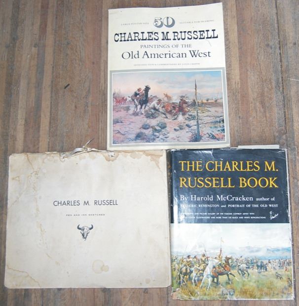 2 Russell Books - The Charles M Russell book, Charles M Russell