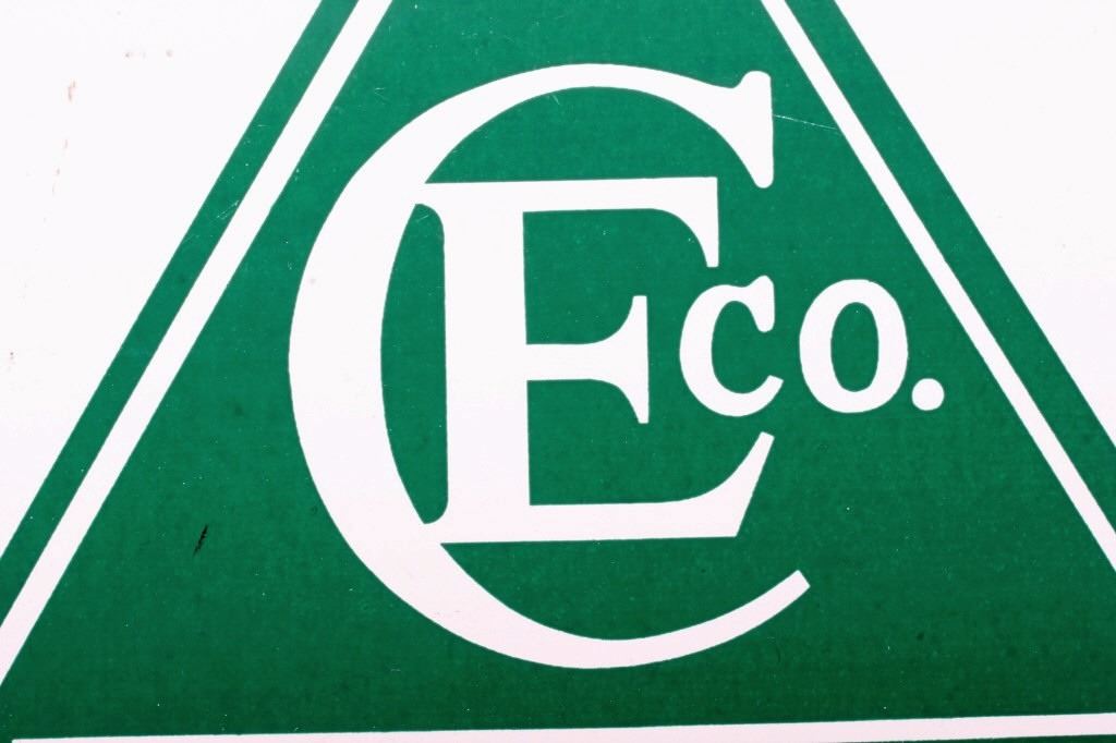 Continental Emsco Oil Porcelain Advertising Sign