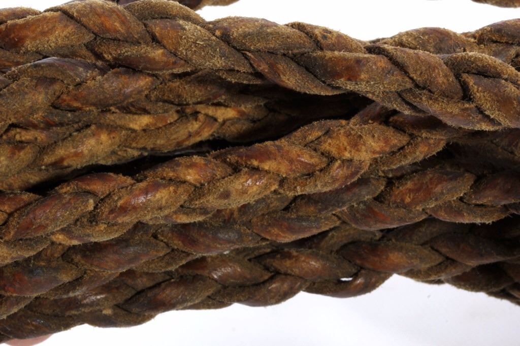 Montana Cowboy Braided Rawhide Riata 19th Century