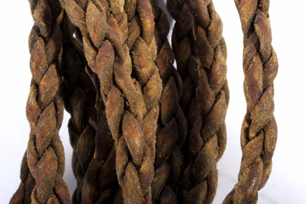 Montana Cowboy Braided Rawhide Riata 19th Century