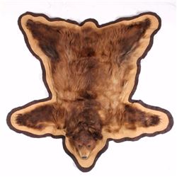 Montana Cinnamon Blonde Black Bear Rug