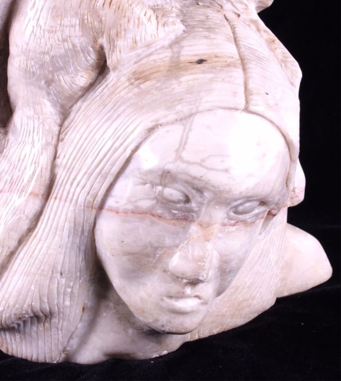 Native American Stone Carved Sculpture