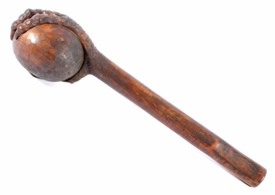 Woodland Ball Head Eagle Claw War Club 18th-19th