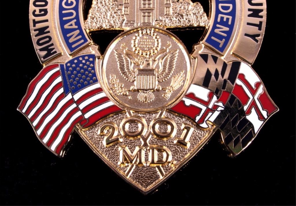 2001 Presidential Inauguration Badge Maryland