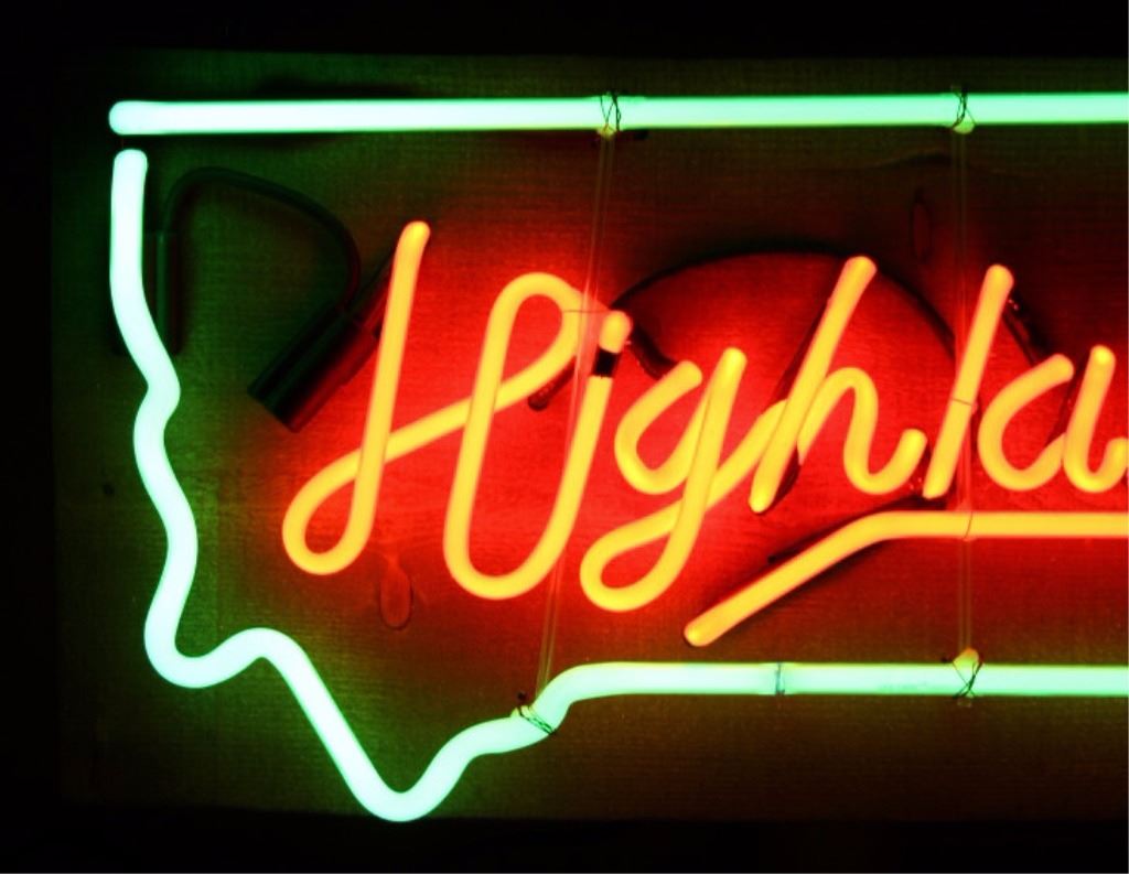 Highlander Beer Neon Sign