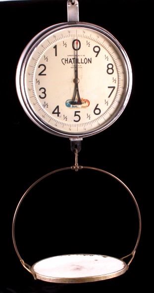 Chatillon Mercantile Hanging Scale w/ Platform