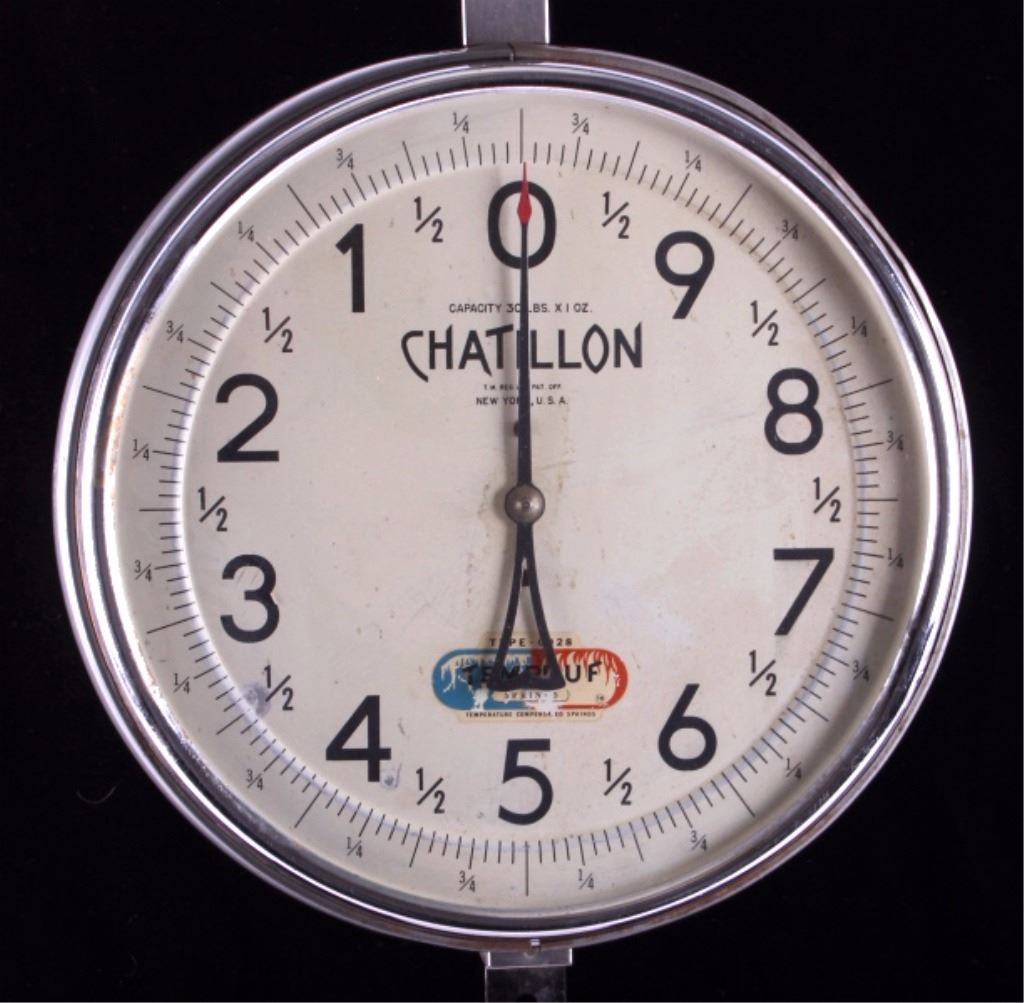 Chatillon Mercantile Hanging Scale w/ Platform