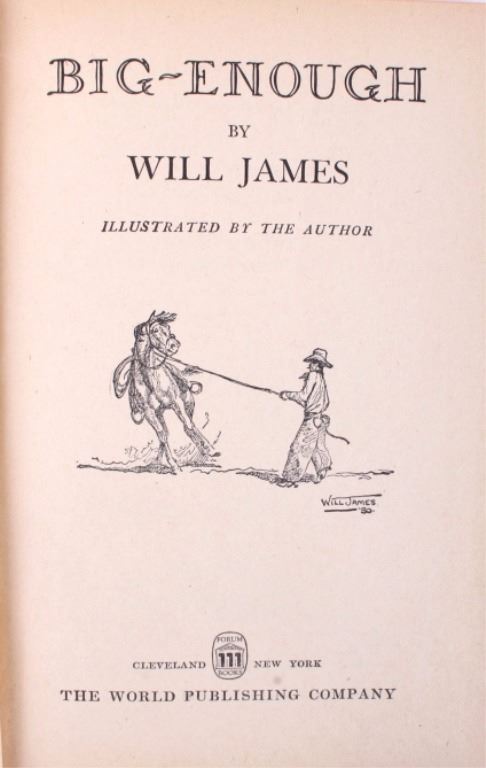 Will James Cowboy Book Collection