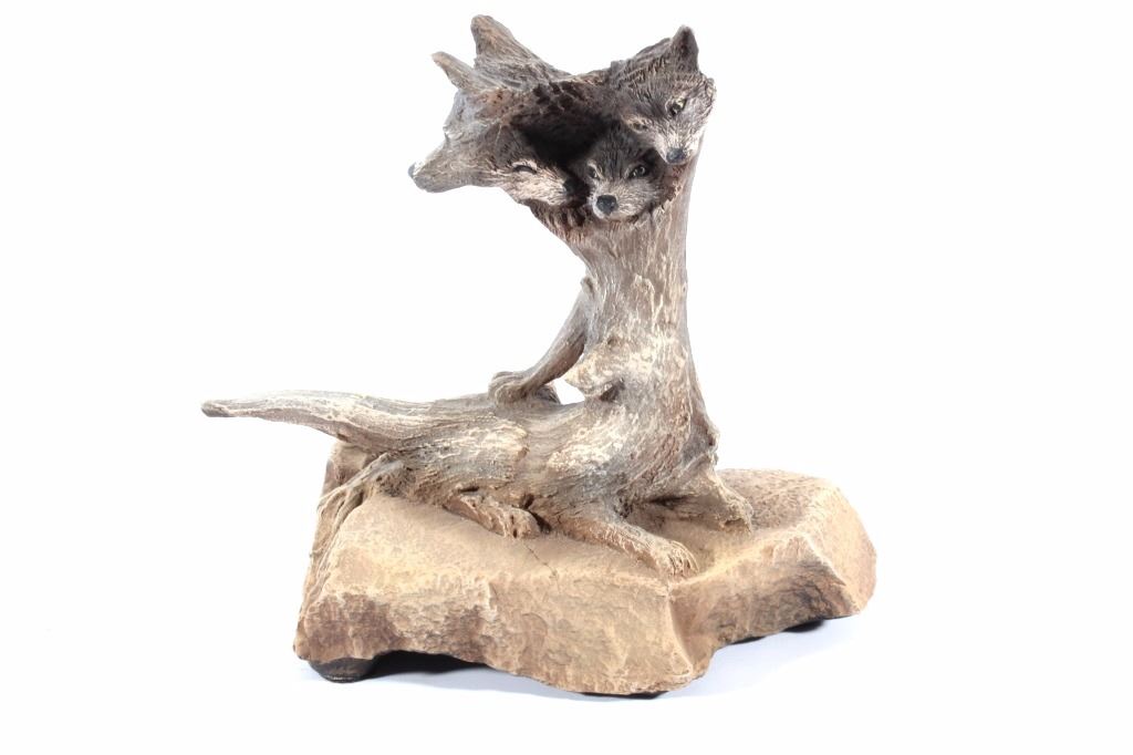 Wolf Sculptures by Rick Cain Limited Editions (2)