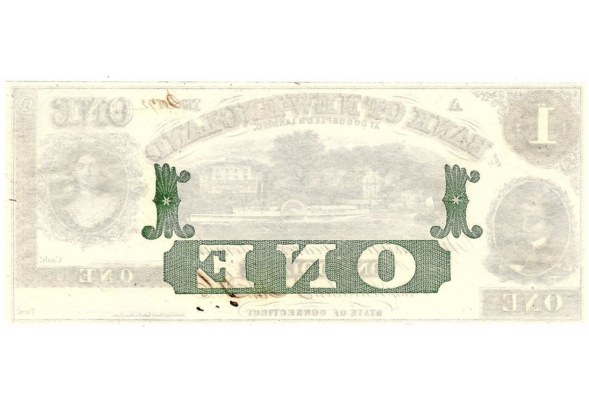 1800s $1 Bank of New England Obsolete Currency Note