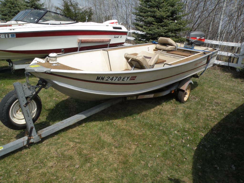 1986 Sea Nymph 14ft boat w/1986 trailer SN#-SEA40673K586