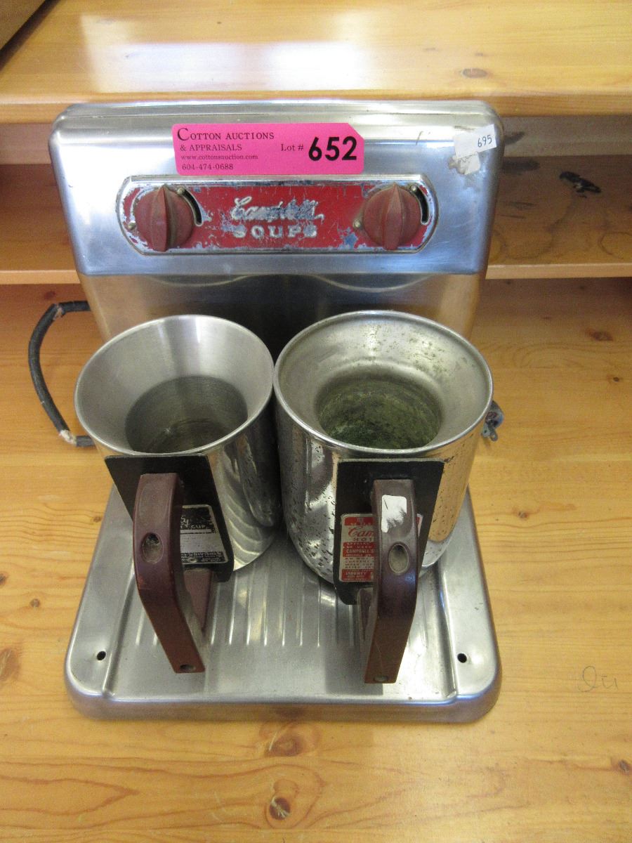 Vintage Campbell's Soup hot cup machine