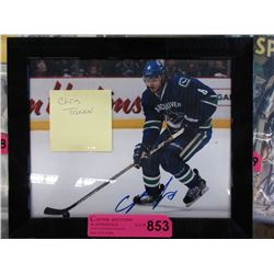 Autographed - Chris Tanev photograph