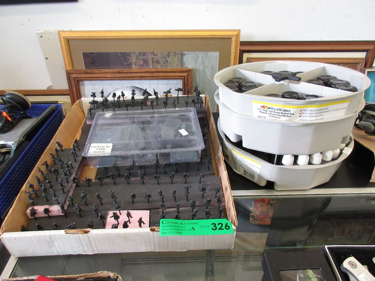 Military model figures & paints