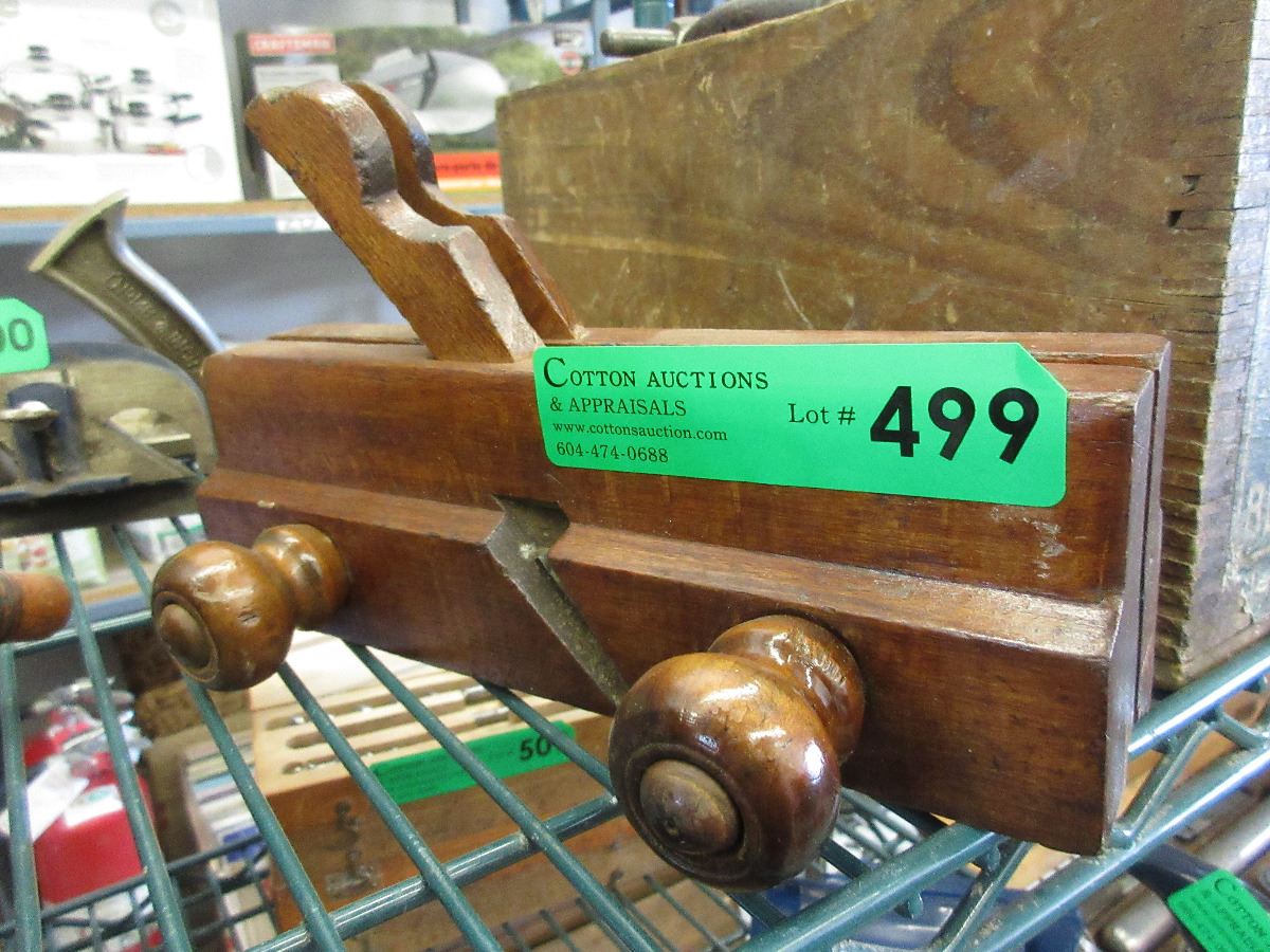 Vintage double sided wood plane