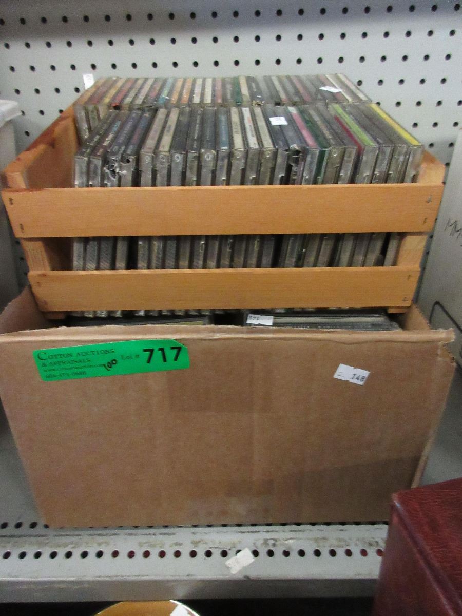 100 Music CDs - used