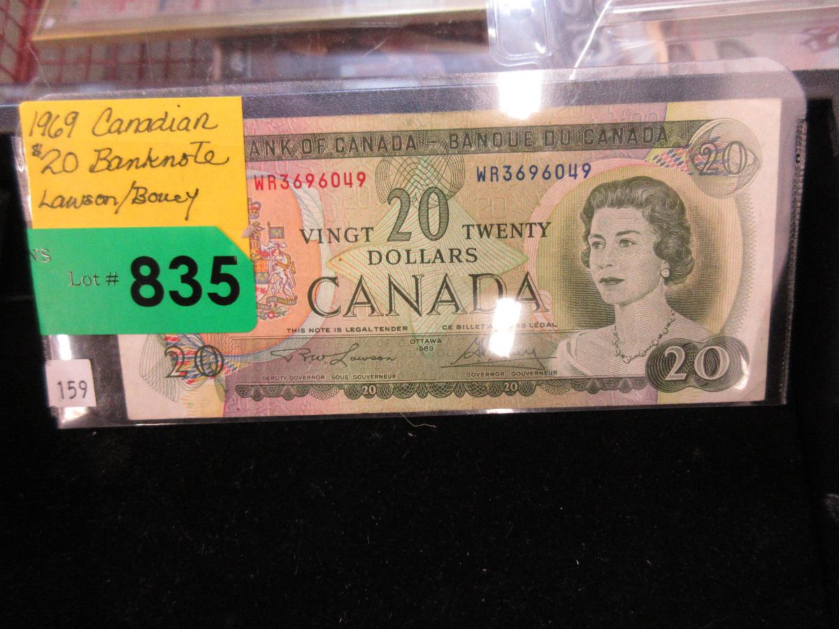 1969 Canadian $20 Banknote