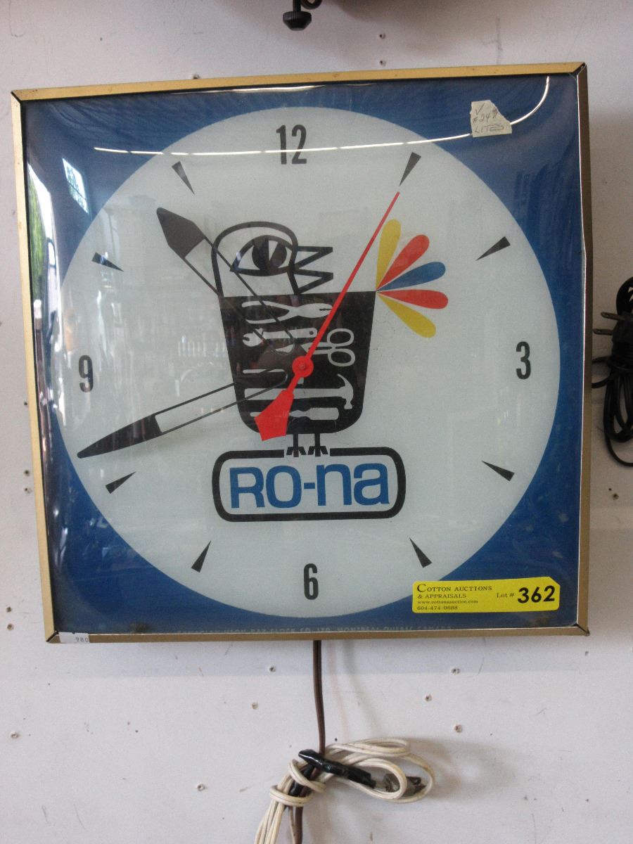 Vintage - "Ro-na" electric wall clock