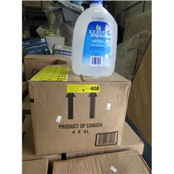 4 Cases of distilled water