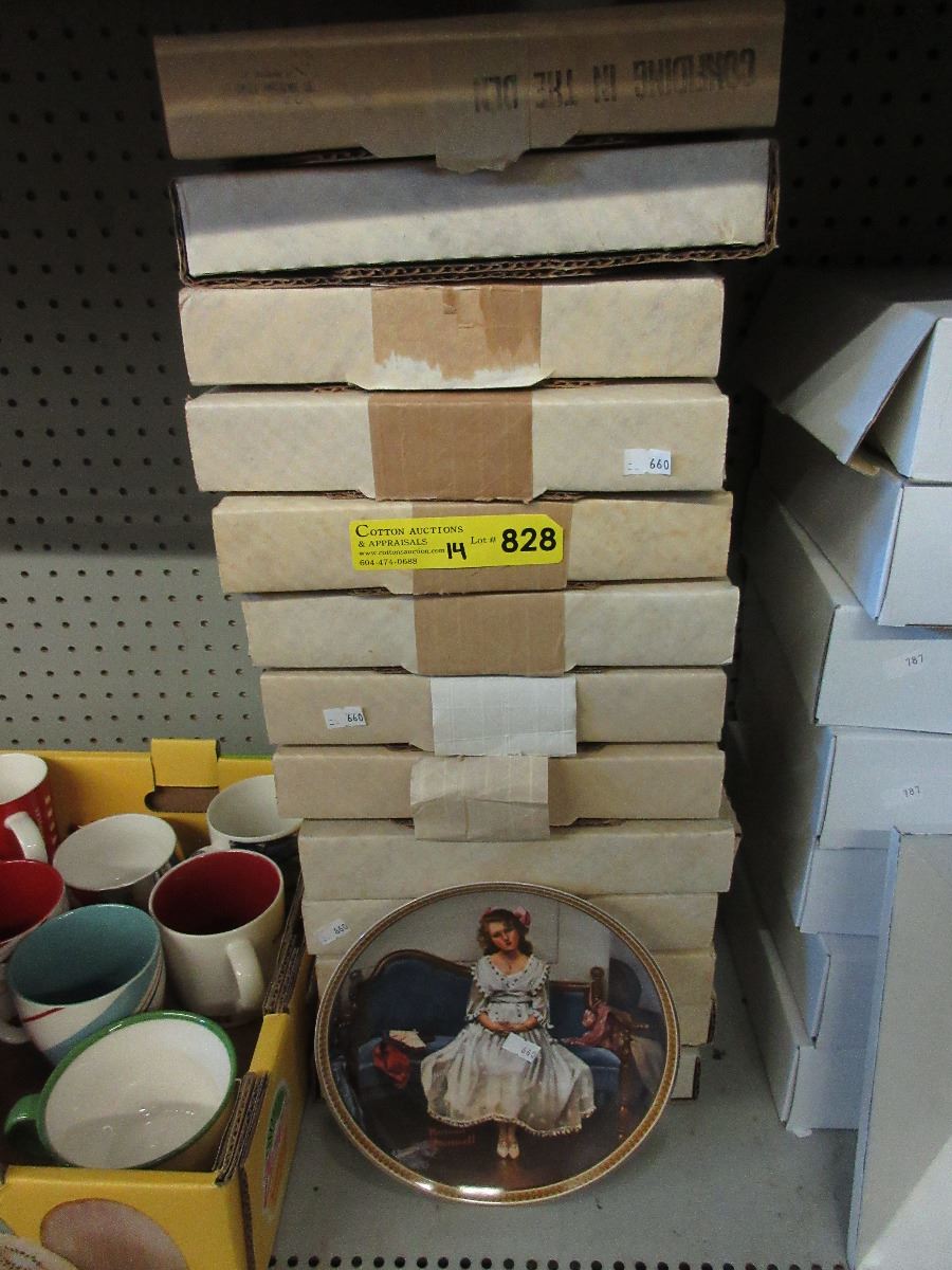 14 Collector plates in original boxes