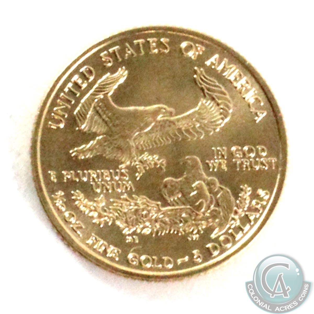 2003 United States $5 1/10th oz . Gold coin. This coin weighs 3.393 ...