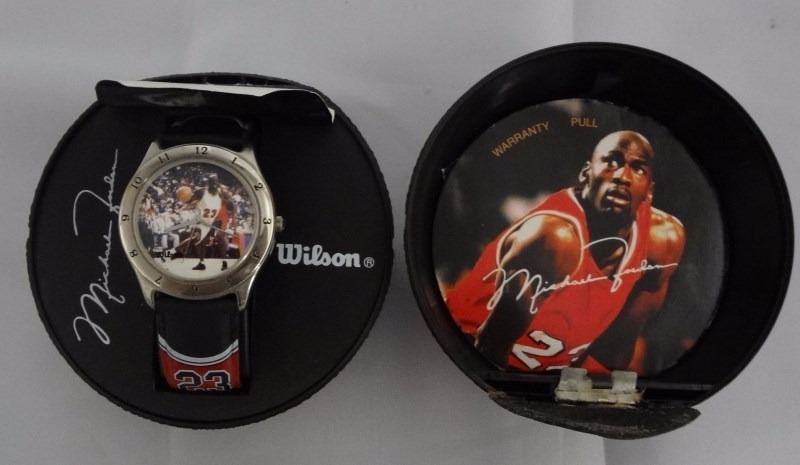 Michael Jordan Bulls #23 Wilson Wrist Watch 1997 by Avon Products Inc.