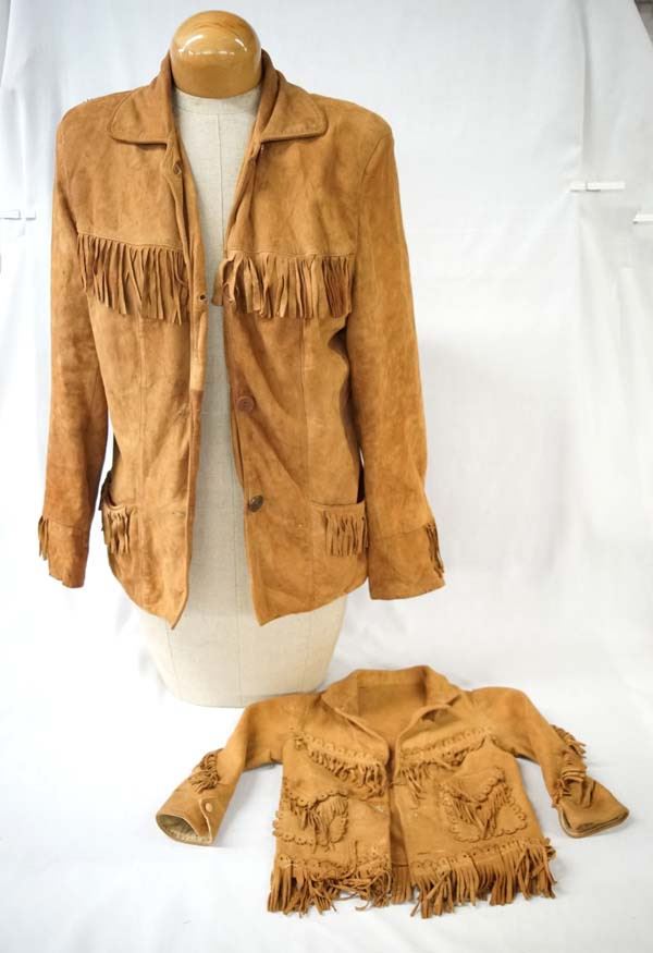 1930 Davy Crockett Suede Fringed Jackets