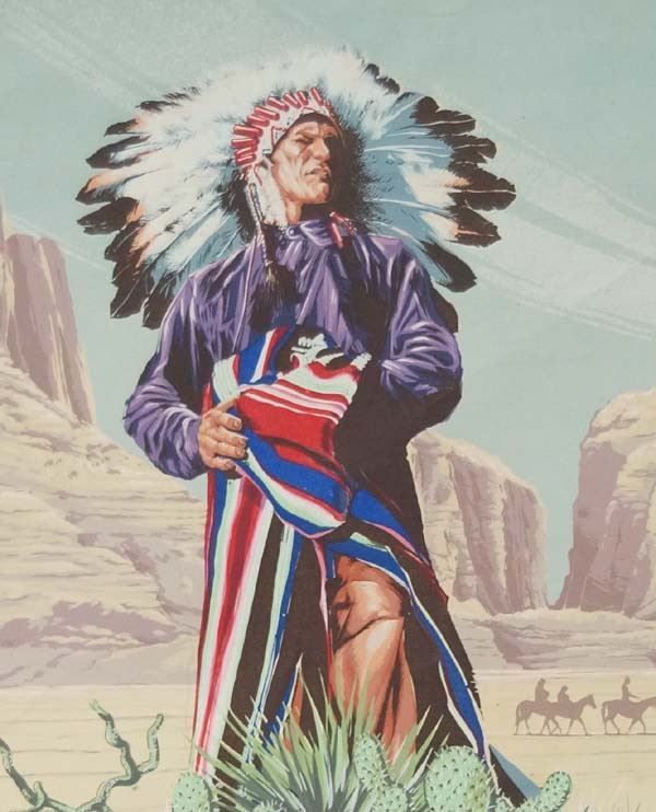 Vintage James Bunnell Serigraph Print on Paper