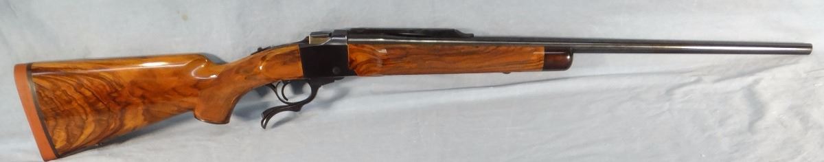 Ruger #1 single shot, .270, s#130-05481, 26" bbl, excellent fancy wood ...
