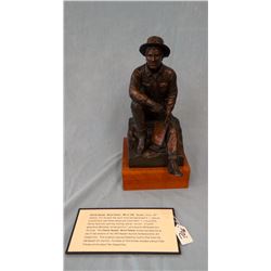 Terry J. Murphy, bronze sculpture, Charlie Russell, Word Painter, 8/10 ...