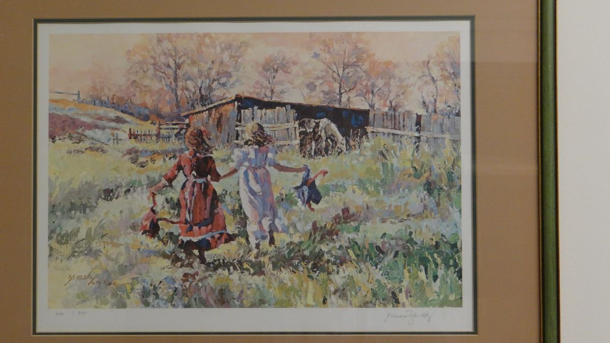 Jessica Zemsky, signed print, Come See the New Colt, #200/950, 1979, 12 ...