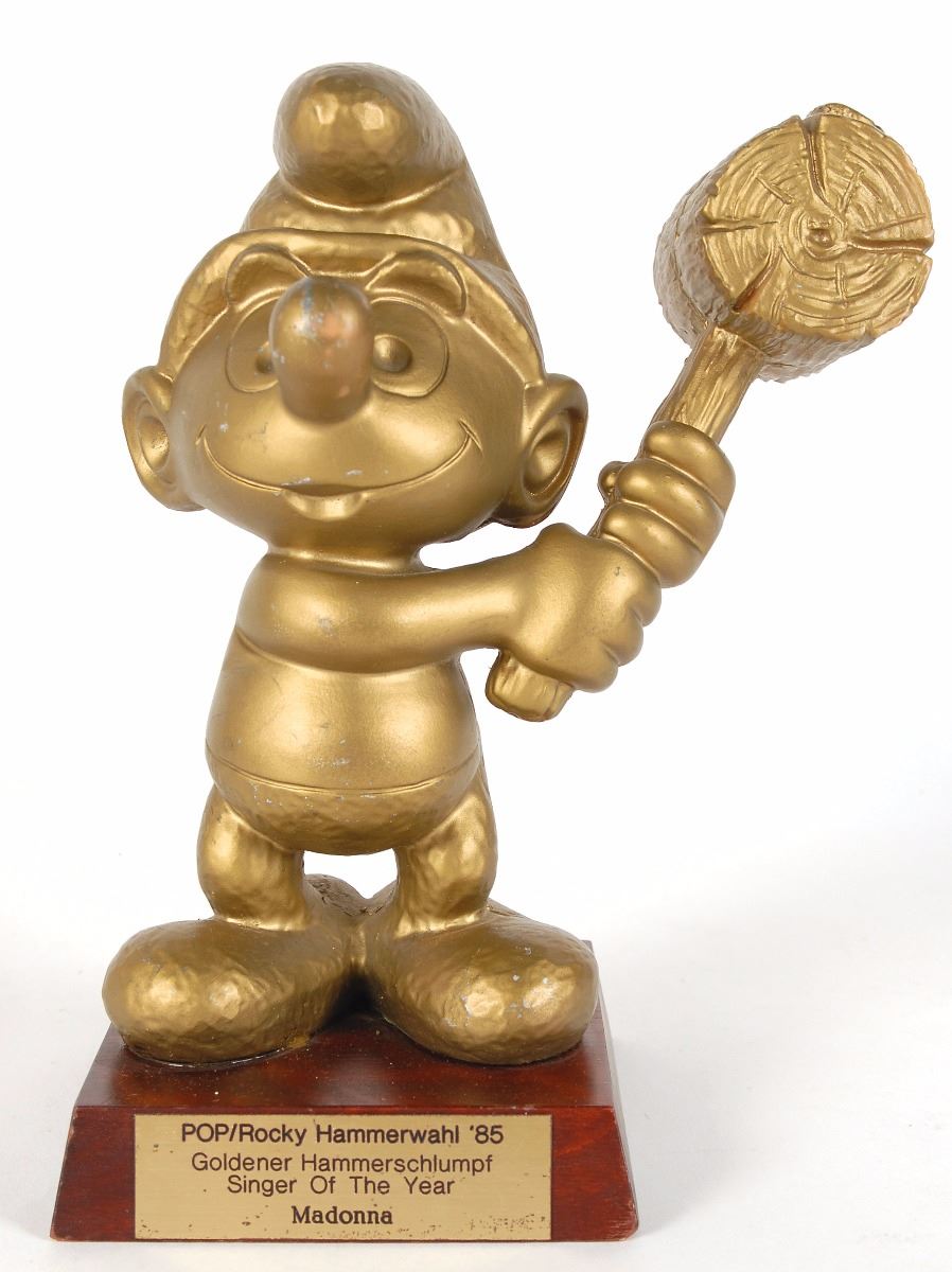 Madonna’s Golden Hammer ‘Pop Rocky’ Smurf Award