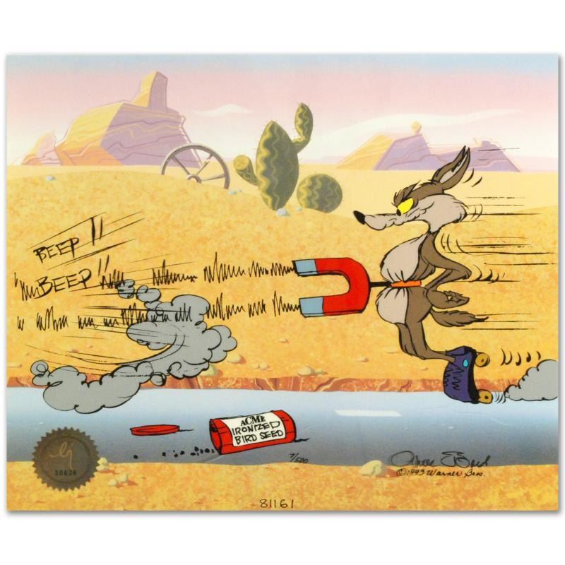 "Road Runner and Coyote: Acme Birdseed" Limited Edition Animation Cel ...