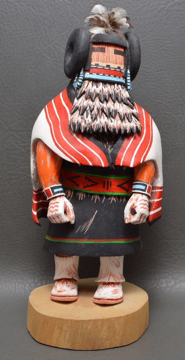 HOPI YELLOW MANA KACHINA BY GABE DUWYENIE