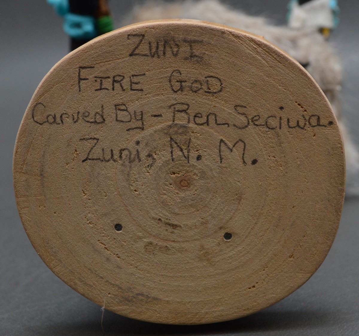 ZUNI FIRE GOD KACHINA BY BEN SECIWA