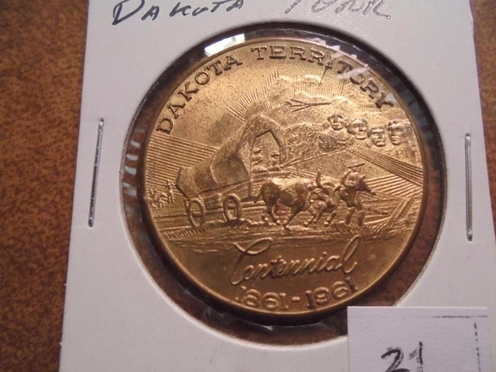 1861-1961 DAKOTA TERRITORY 50 CENT TRADE TOKEN