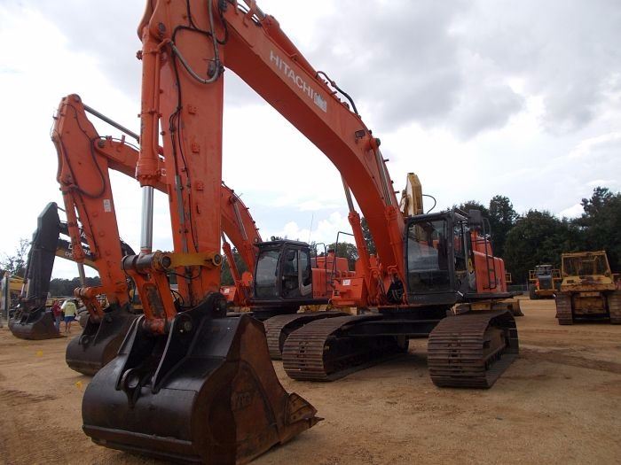 2007 HITACHI ZX450LC-3 HYDRAULIC EXCAVATORS, VIN/SN:QU20343 - 12' 8 ...