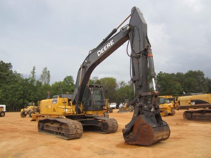 2011 JOHN DEERE 290G LC HYDRAULIC EXCAVATOR, VIN/SN:705047 - 12' STICK ...
